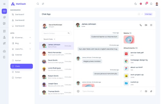 MatDash Vuetify Nuxt Js Admin Template - Adminmart